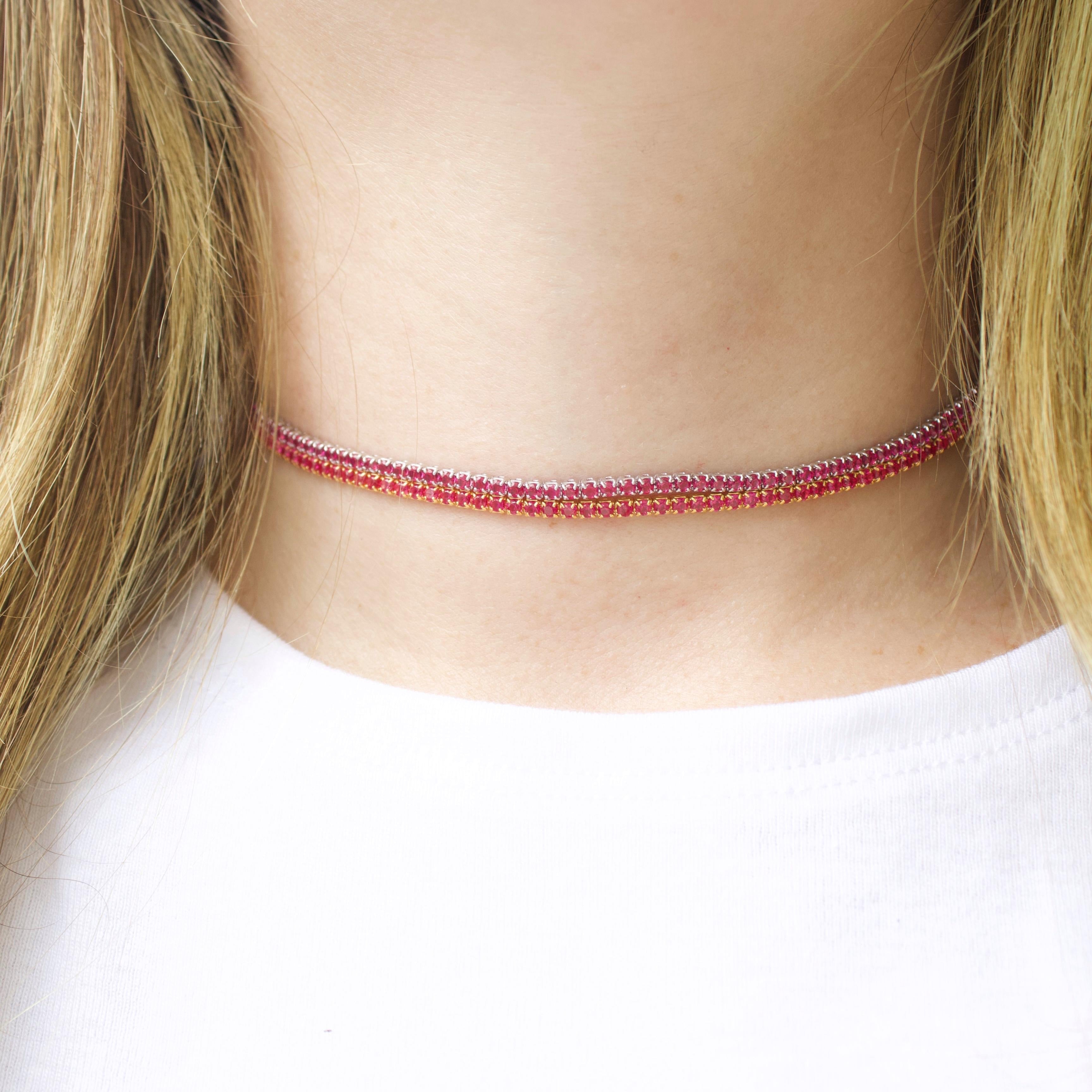 Sparkly Choker - Rubí – Queens Candy