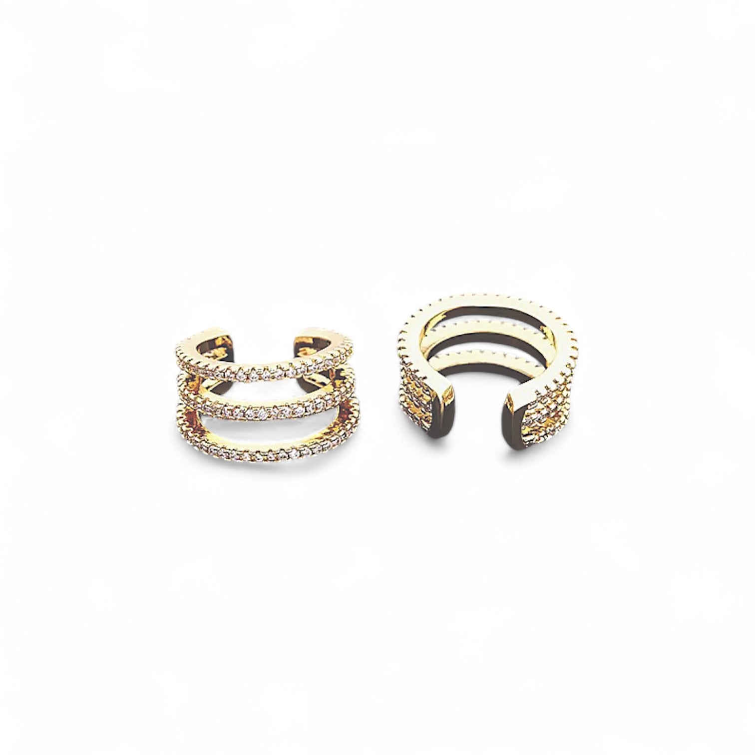 Triple Pave Cuff Set – Queens Candy