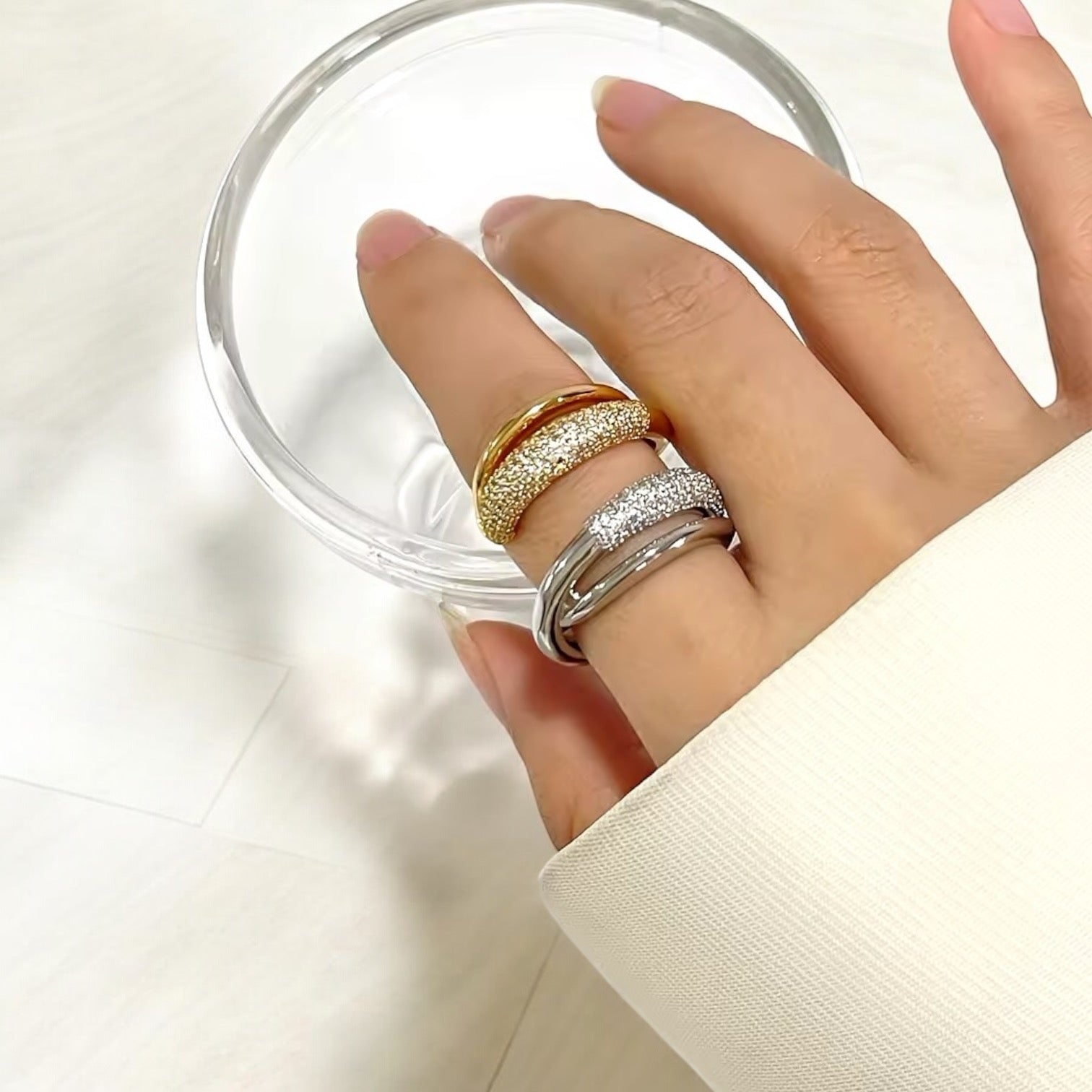 Sparkle Ring - Silver – Queens Candy