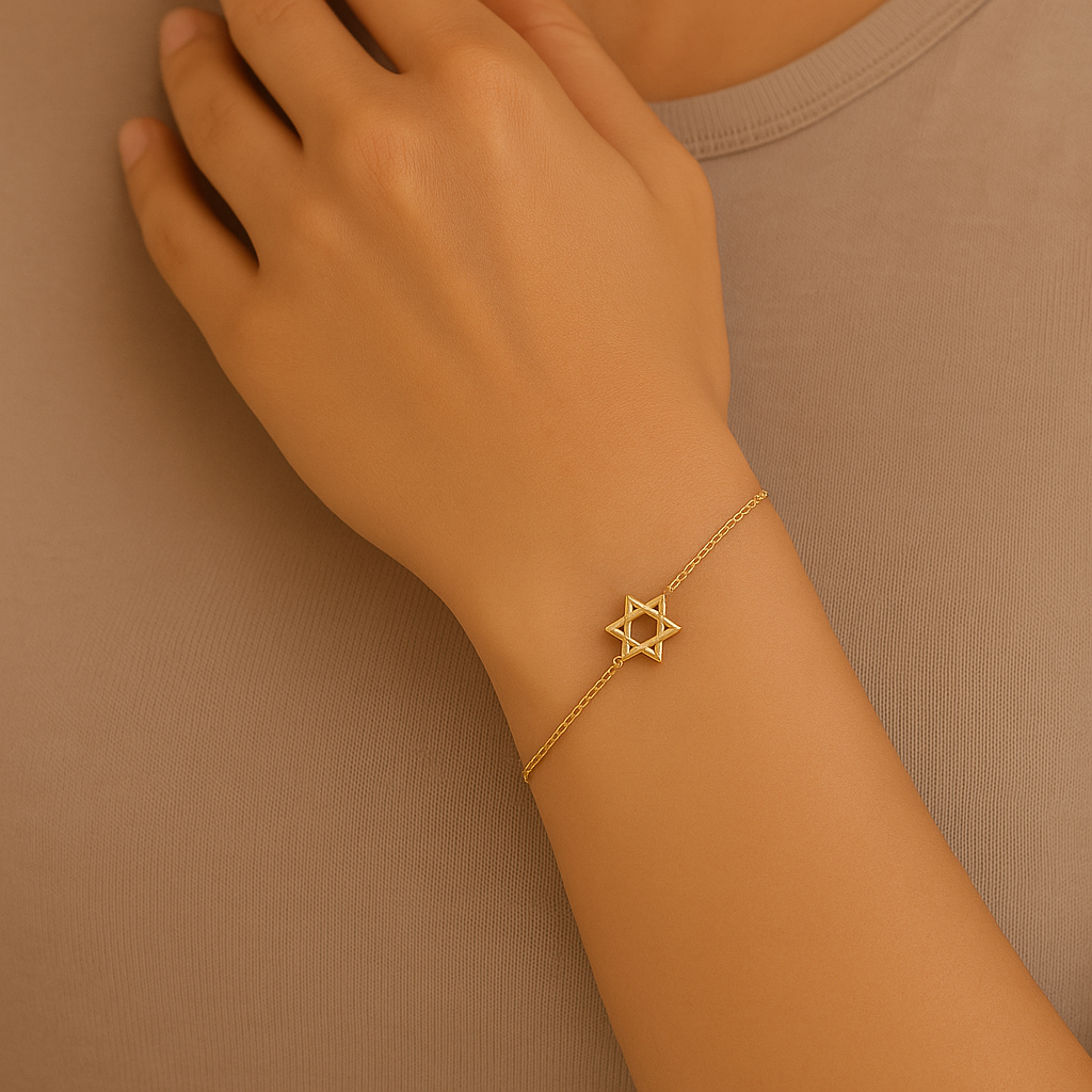 Crossover Maguen David Bracelet – Queens Candy