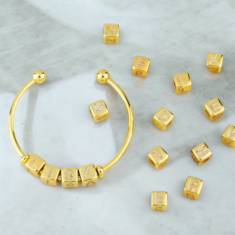 Cutie Initial Bangle – Queens Candy