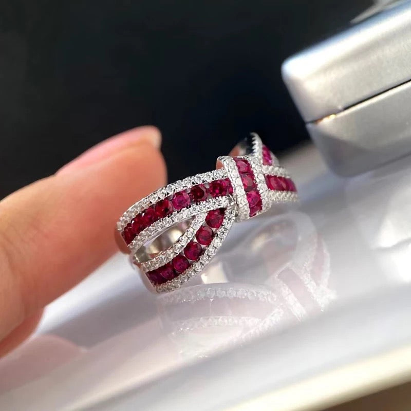 Ruby Bow Ring – Queens Candy