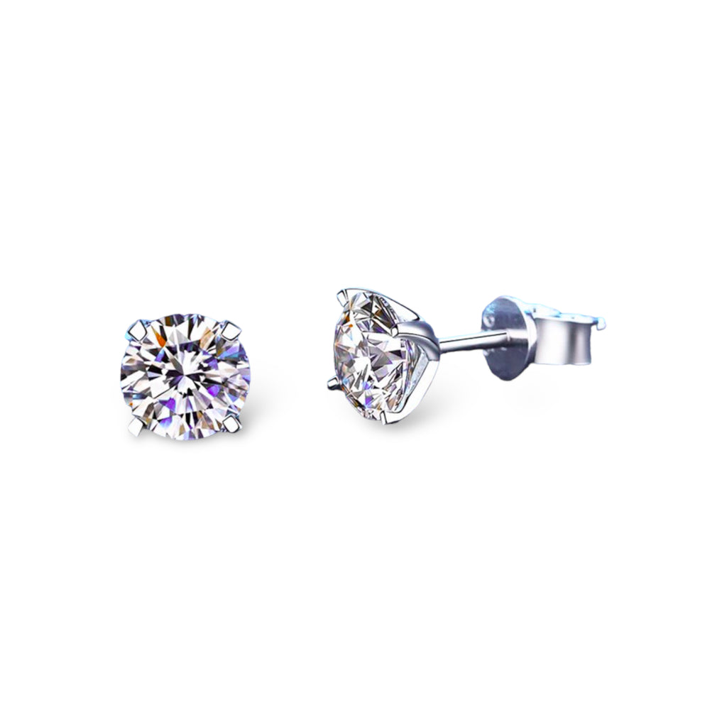 Martini Moissanite Studs – Queens Candy