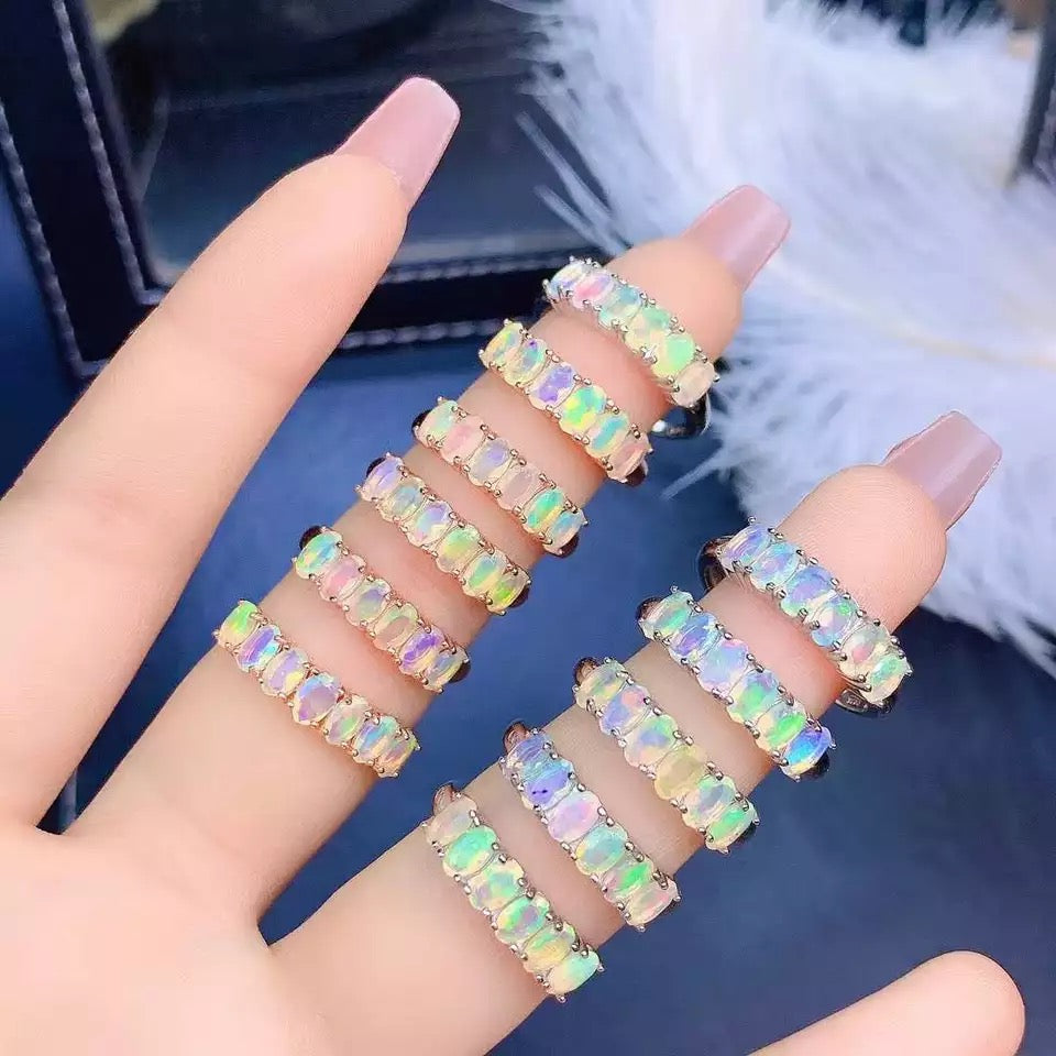 Opal Half Eternity – Queens Candy